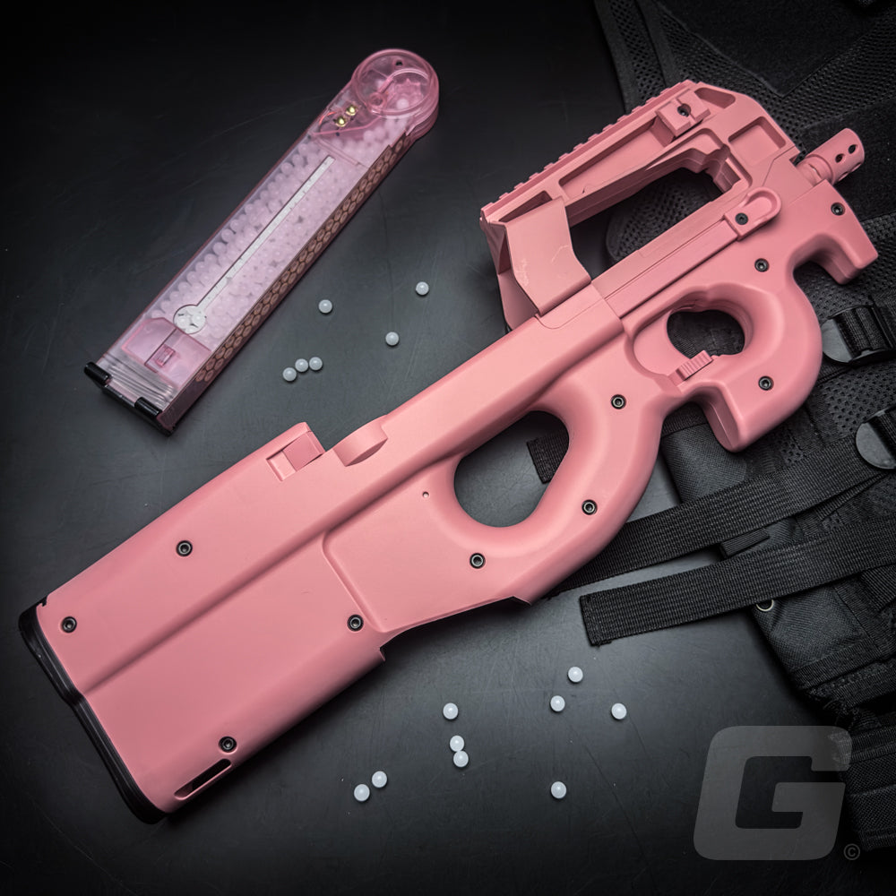P90 Gel Blaster - Pink (inkl. 10.000 Gelkugler) | GelWeapons.dk